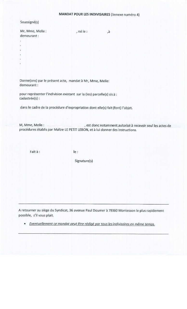 Modèles de mandat :: SPFME