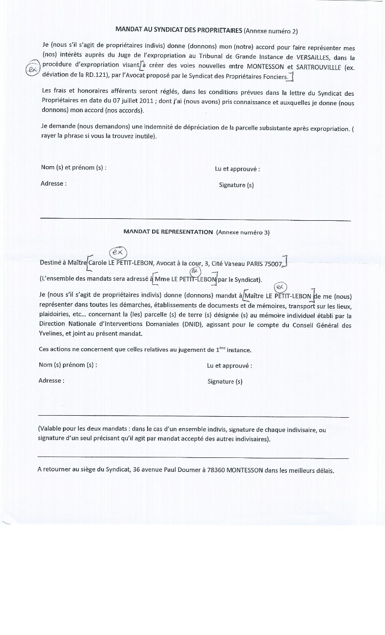 Modèles de mandat :: SPFME
